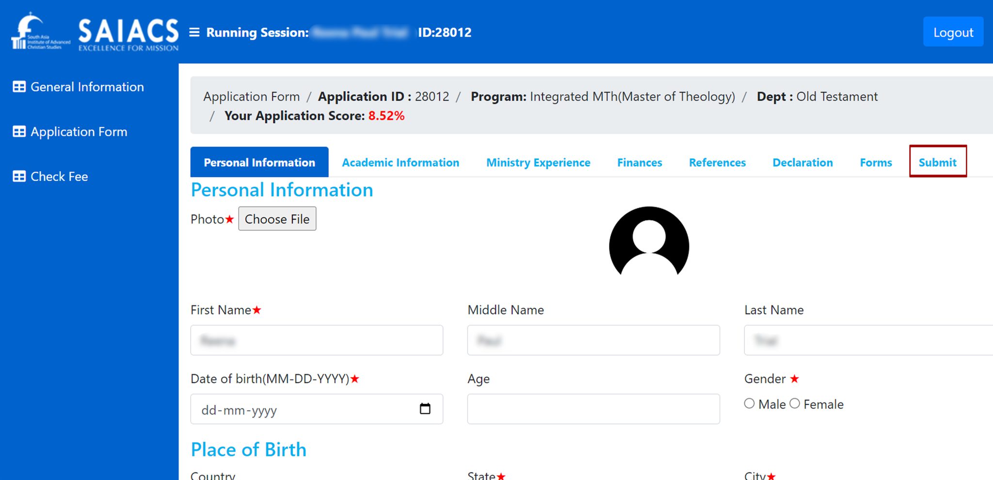 How to Apply – SAIACS