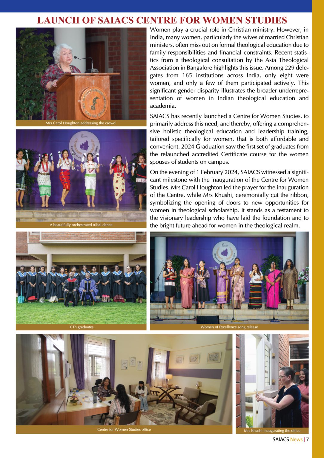 OCTOBER 2024 – SAIACS